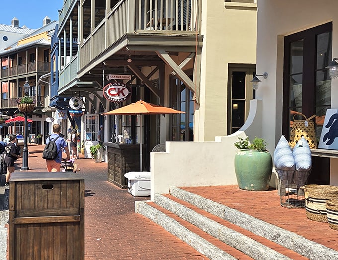 Outdoor dining spills onto the streets where every meal comes with a side of people-watching paradise.