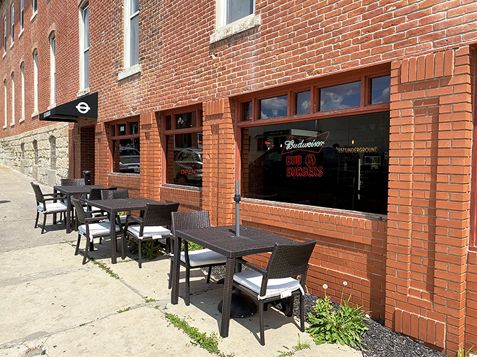 Sidewalk dining where conversations flow as smoothly as the coffee and nobody checks their phone every five minutes.