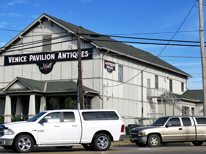 Don't let the unassuming exterior fool you&mdash;inside this former pavilion lies an Aladdin's cave of historical treasures and nostalgic finds.