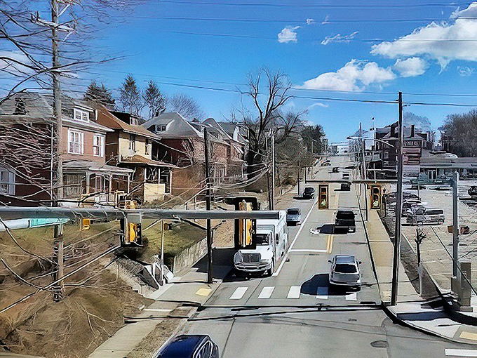 These residential streets tell stories of generations who've called Greensburg home, where neighbors still wave and porch sitting remains an honored tradition.