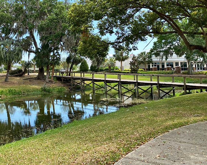 Wooden footbridges over tranquil waters &ndash; where Florida shows off its natural beauty without charging admission.