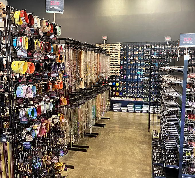 Accessory heaven unfolds in technicolor glory. From statement necklaces to subtle bracelets, this is where your outfit's finishing touch has been hiding all along.