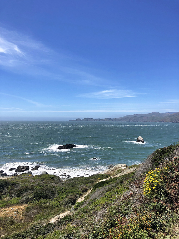 On clear days like this, the horizon seems infinite, making you wonder if you could spot Japan if you just squinted hard enough.