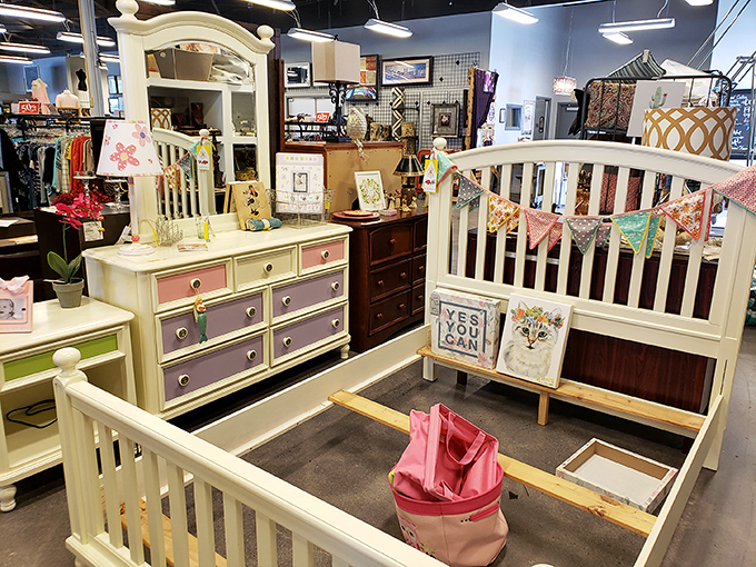 Nursery dreams don't have to break the bank. This charming children's furniture setup could outfit a Pinterest-worthy room at a fraction of retail.