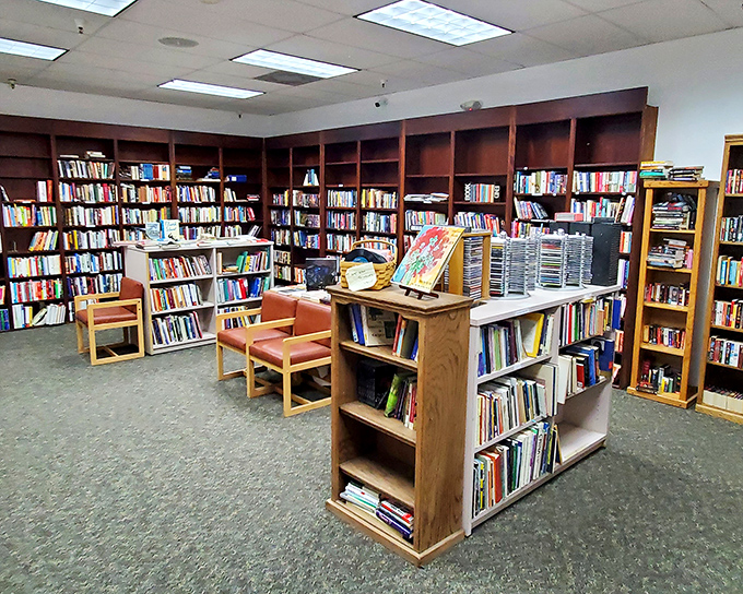 A bibliophile's dream come true&mdash;floor-to-ceiling shelves where literary treasures await discovery for less than the price of a latte.