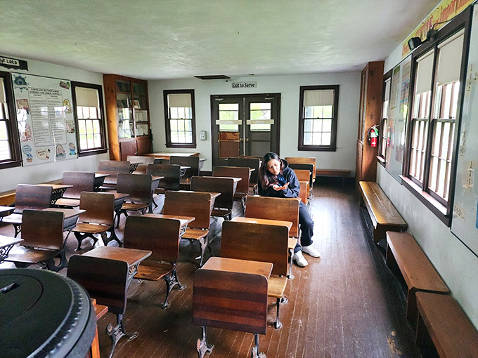 No smartphones, no problem! This one-room schoolhouse teaches the basics without a single charging station in sight.