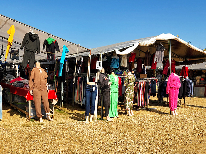 Fashion from every decade hangs in colorful arrays, proving style never truly dies&mdash;it just waits for its comeback at Reits.