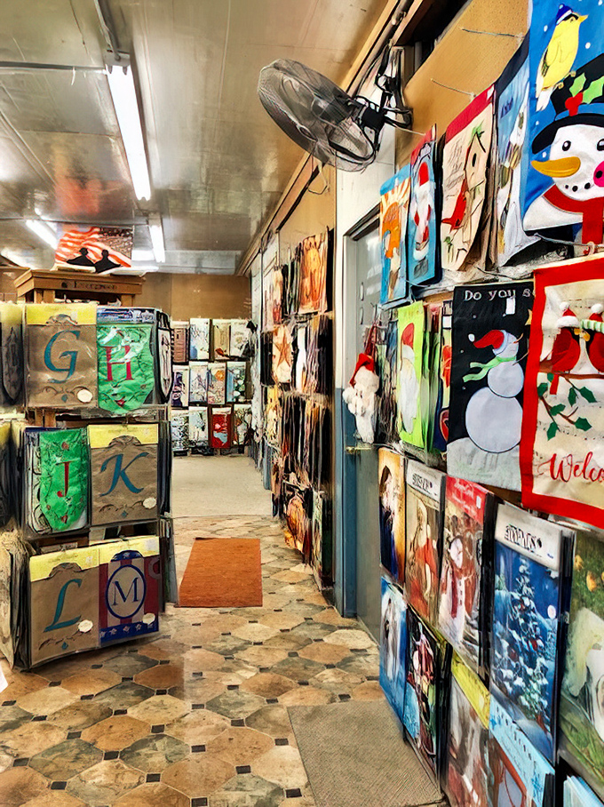 A hallway of seasonal banners and decorative hangings that would make Martha Stewart grab her shopping tote. These aren&rsquo;t mass-produced mall decorations &mdash; they&rsquo;re conversation starters with charm and character.