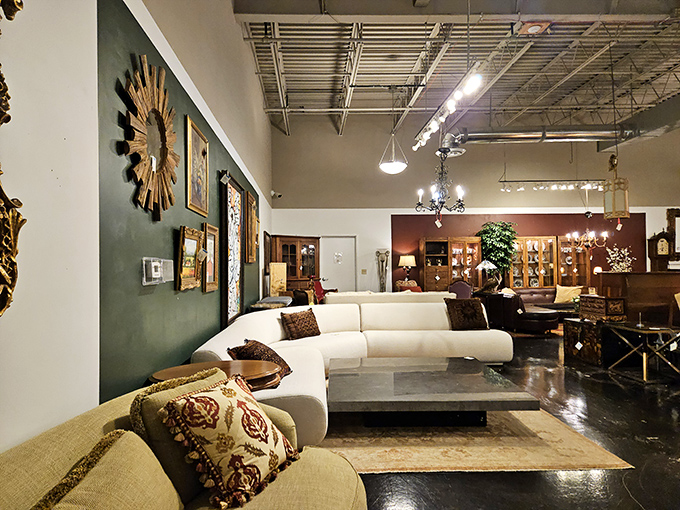 This isn't your grandmother's living room&mdash;though she'd probably fight you for that sectional and those accent pillows.