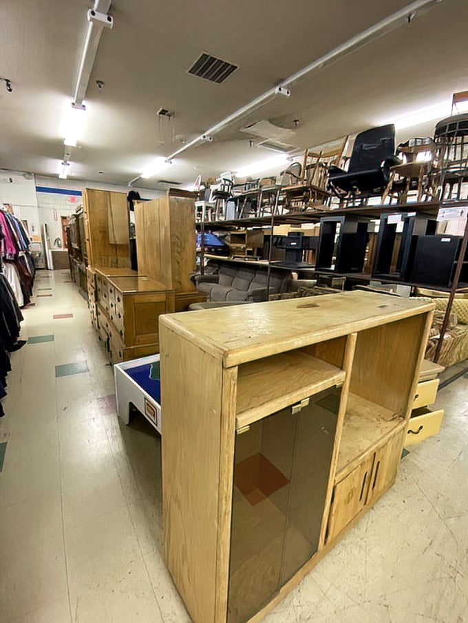 Furniture that tells stories. That wooden cabinet has probably witnessed more family dinners than your aunt who remembers every Thanksgiving drama since 1972.