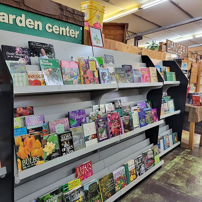 The garden section blooms with possibility &ndash; from bulb catalogs to pruning guides, these pages hold the secrets to transforming your backyard into a personal Eden.