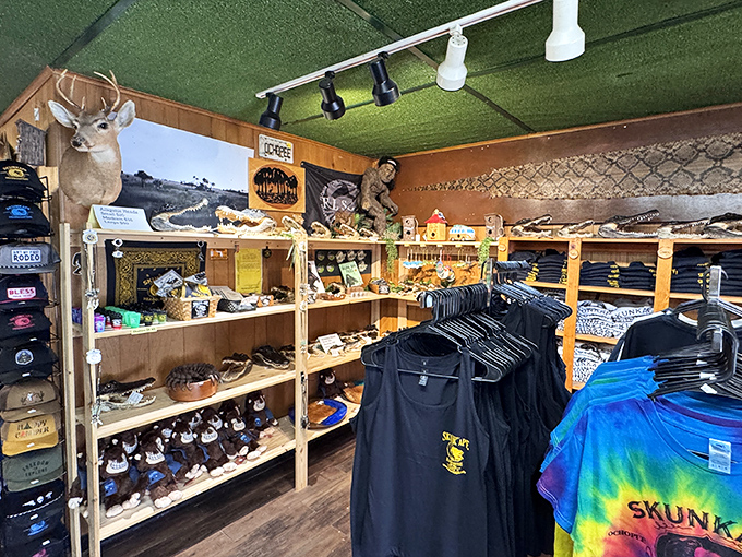 Souvenirs for skeptics and believers alike! From tie-dyed t-shirts to plaster footprint casts, there's something for everyone who wants to remember their brush with Florida's hairiest legend.