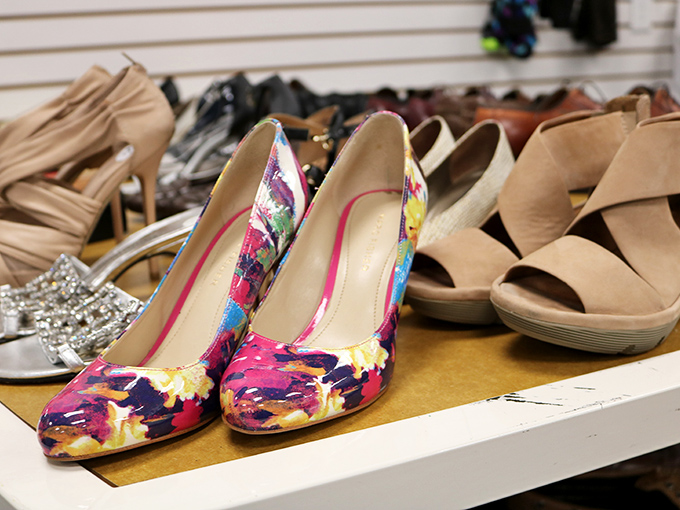 These vibrant floral pumps aren't just shoes; they're conversation starters waiting to transform an outfit from forgettable to fabulous.