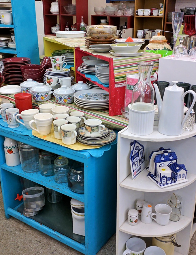 Dish paradise! Every plate and teacup has served meals and memories before, just waiting to join your kitchen's ongoing story.