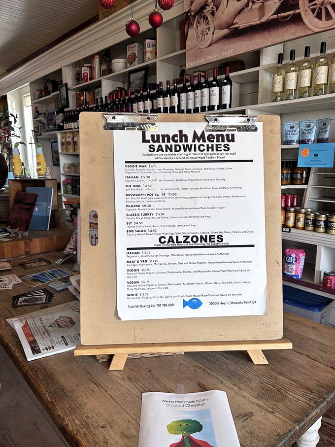 This humble menu board holds the key to sandwich nirvana. Choose wisely, though each option leads to deliciousness.