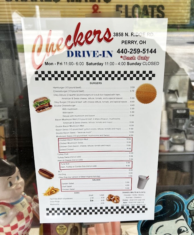 The menu board tells a story of American classics done right&mdash;no molecular gastronomy needed when you've perfected the basics.