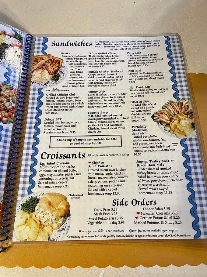 The menu reads like a love letter to Midwestern comfort food. Just try making a decision without audibly saying "mmm" at least three times.