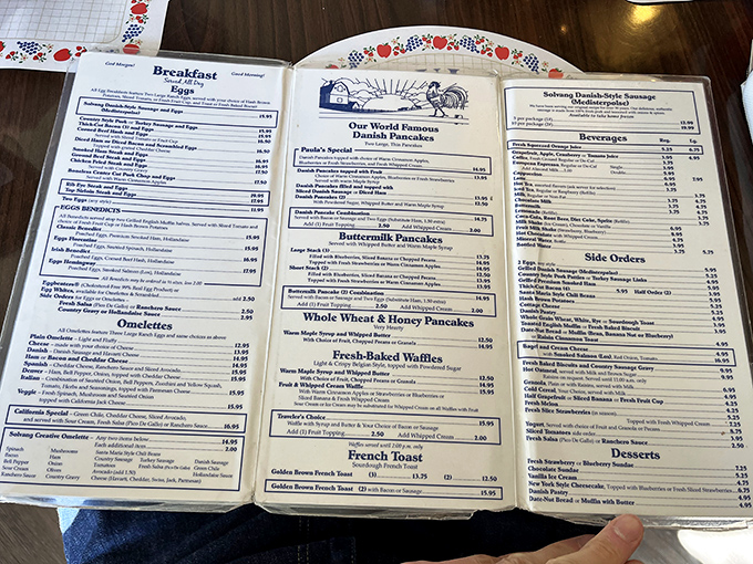 This menu isn't just a list&mdash;it's a roadmap to breakfast bliss. Each page offers a new adventure for your taste buds.