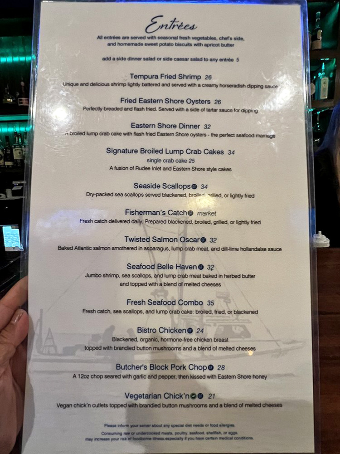 This menu isn't just a list of dishes&mdash;it's a love letter to Virginia's coastal bounty that'll make your mouth water.