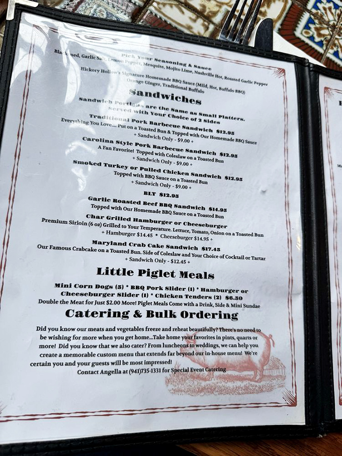 Maryland crab cakes on a barbecue menu? Sometimes the best surprises come from the most unexpected places.