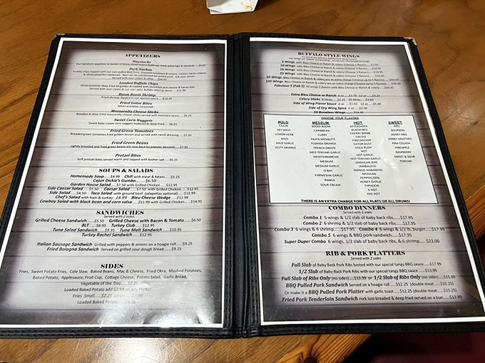 The menu reads like a love letter to carnivores &ndash; wings take center stage, but the supporting cast of BBQ delights deserves equal billing.