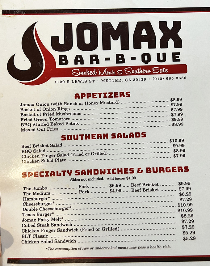 This menu isn't just a list of food&mdash;it's a roadmap to happiness. The "Maxed Out Fries" speak to my soul.