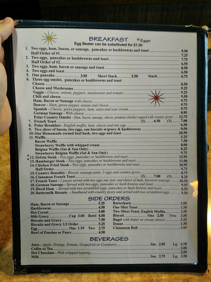 This menu isn't trying to impress you with fancy fonts or farm names&mdash;it's promising honest food at honest prices, a vanishing art form.