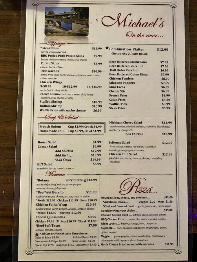 Sometimes the most extraordinary meals hide behind the most ordinary-looking menus like this.