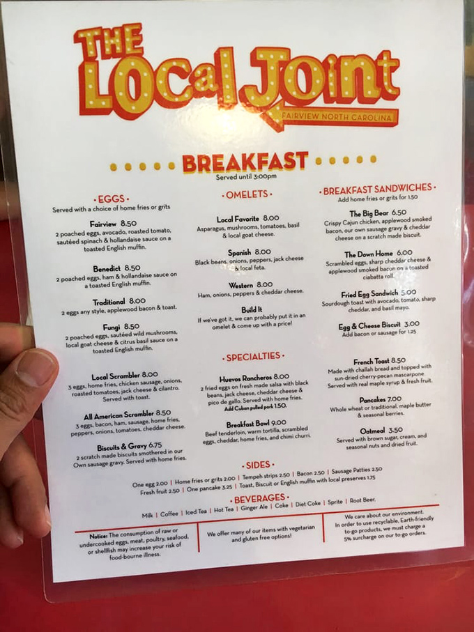 This menu reads like a love letter to breakfast, with omelets that could make morning people out of us all.