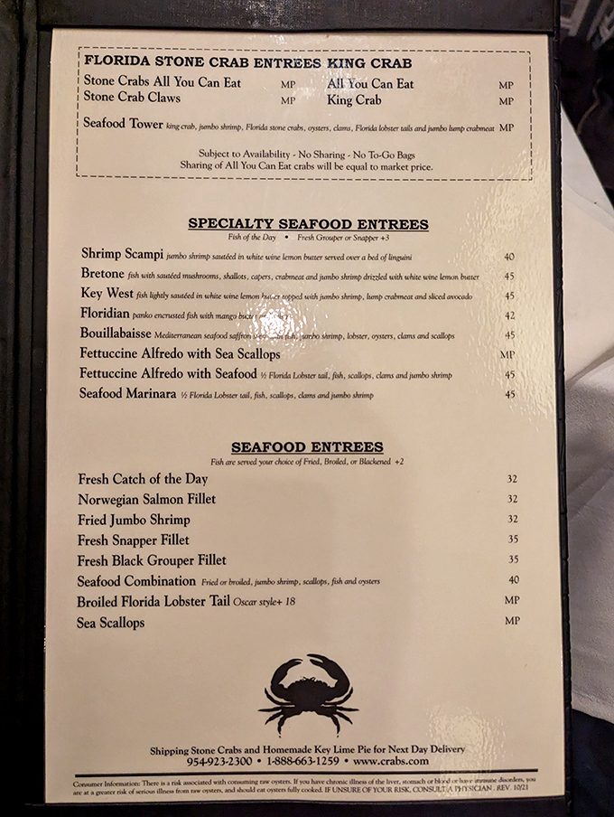 Menu decisions shouldn't be this difficult. When "All You Can Eat King Crab" appears, it's like spotting a unicorn in the seafood world.