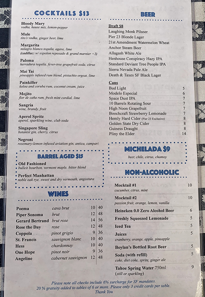 The drink menu reads like a love letter to libation enthusiasts&mdash;from their legendary Bloody Mary to that pineapple-infused Mai Tai that practically whispers "vacation time."