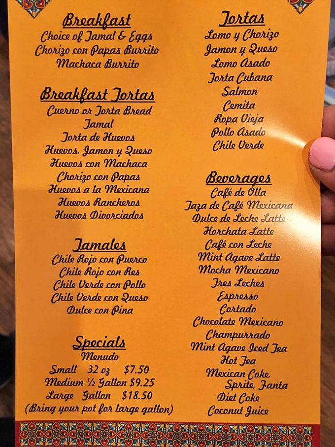 This menu isn't just a list&mdash;it's a roadmap to happiness. The only wrong choice is not ordering enough.