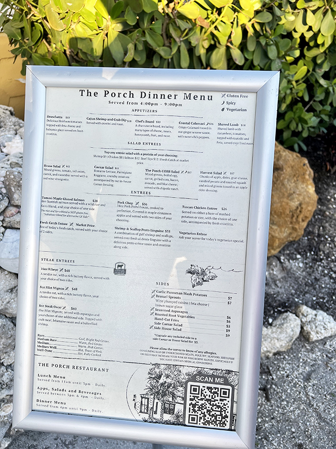 The menu reads like a love letter to coastal cuisine, with each description promising flavors worth crossing state lines for.