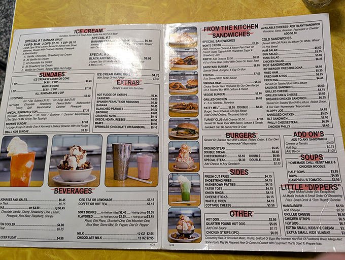 A menu that doesn't need fancy fonts or pretentious descriptions&mdash;just the honest promise of comfort food that delivers every time.