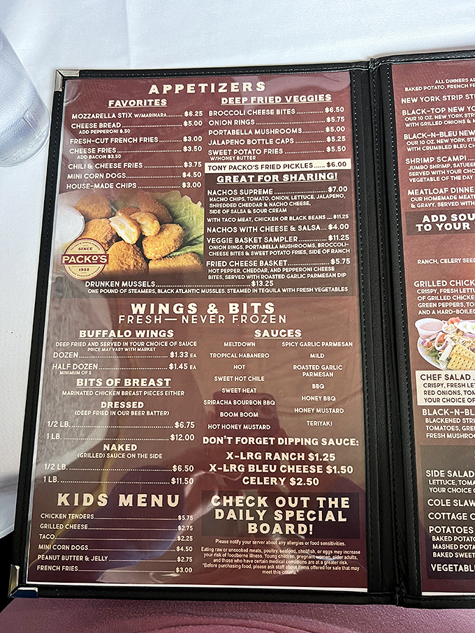 A menu that doesn't need fancy fonts or pretentious descriptions&mdash;just honest food that makes difficult decisions the only real problem you'll have all day.