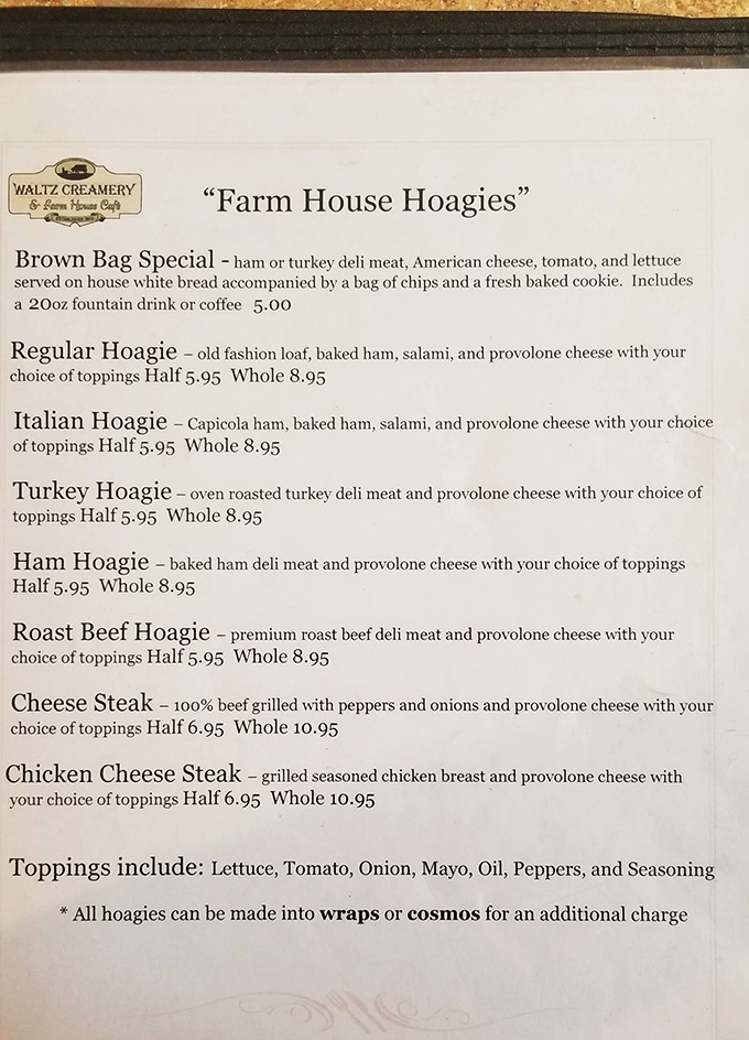 A menu that speaks the universal language of comfort food. These farm house hoagies aren't trying to reinvent the wheel&mdash;they're just making it deliciously, perfectly round.