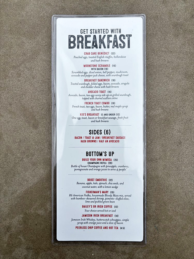 Breakfast at Bluewater isn't just a meal&mdash;it's maritime magic. The Crab Cake Benedict might just be worth swimming 26 miles for.