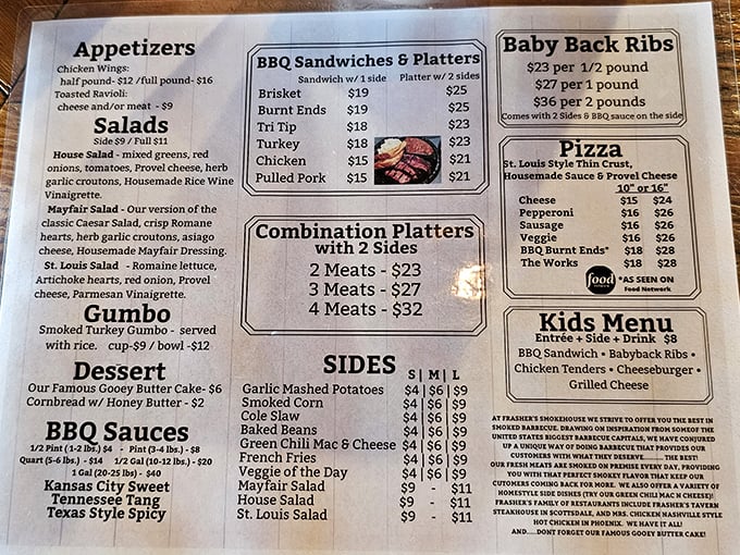 This isn't just a menu—it's a roadmap to happiness. The breakfast section alone could sustain you through nuclear winter.