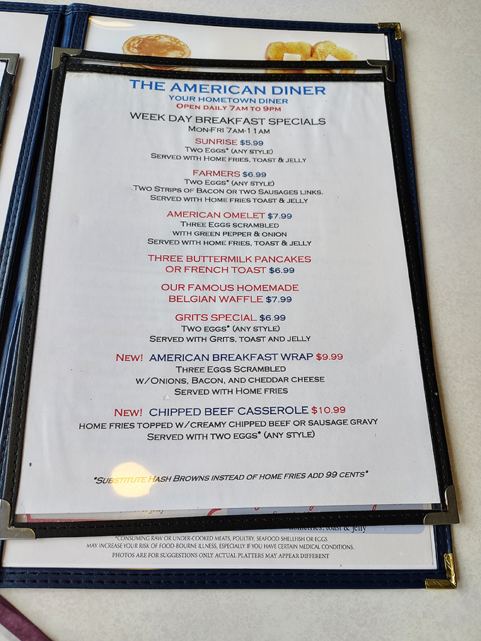 This menu isn't trying to impress you with fancy terminology&mdash;just honest food that understands what breakfast should be.