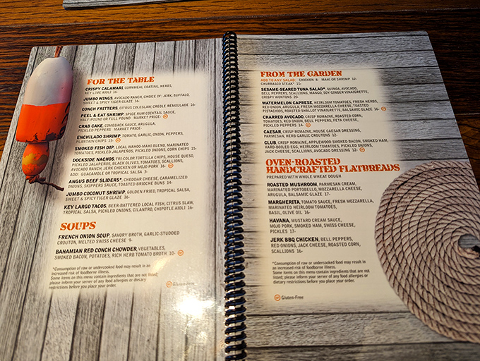 When menus look this thoughtfully crafted, you know the kitchen takes its craft seriously too.