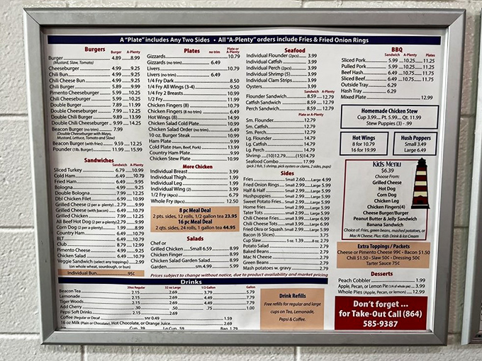 A menu board that doubles as a cardiologist's nightmare and a food lover's dream. Decision paralysis has never been so deliciously justified.