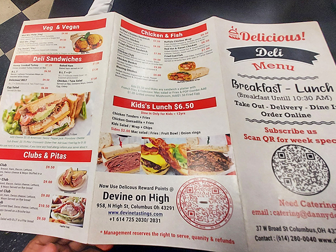 A menu that doesn't need fancy fonts or pretentious descriptions&mdash;just honest food that speaks for itself.