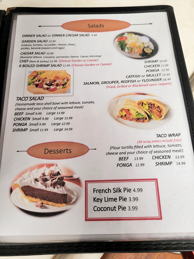 When a menu features this many fresh seafood options, decision-making becomes deliciously difficult.