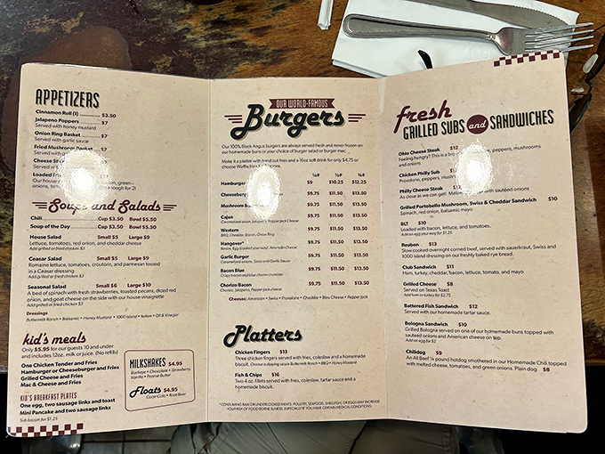 A menu that doesn't need fancy fonts or pretentious descriptions &ndash; just honest food that's been perfecting happiness since before Instagram existed.