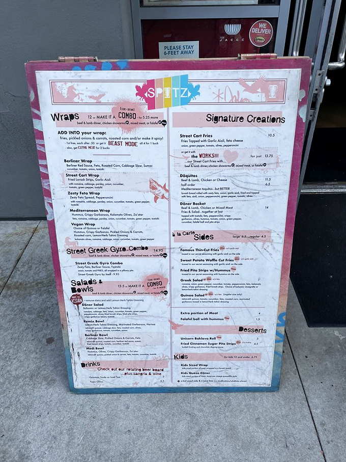 The menu reads like a love letter to Mediterranean street food with a California accent &ndash; decisions have never been so deliciously difficult.