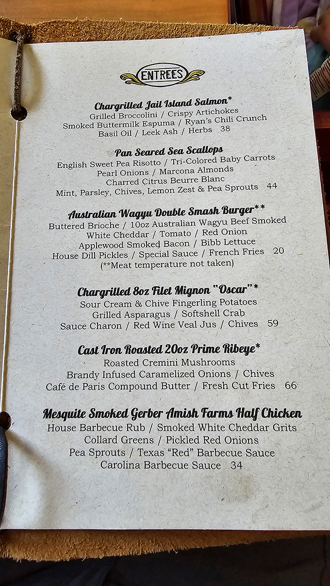 This isn't just a menu&mdash;it's a declaration of culinary ambition. Each description reads like poetry that happens to make your stomach growl uncontrollably.