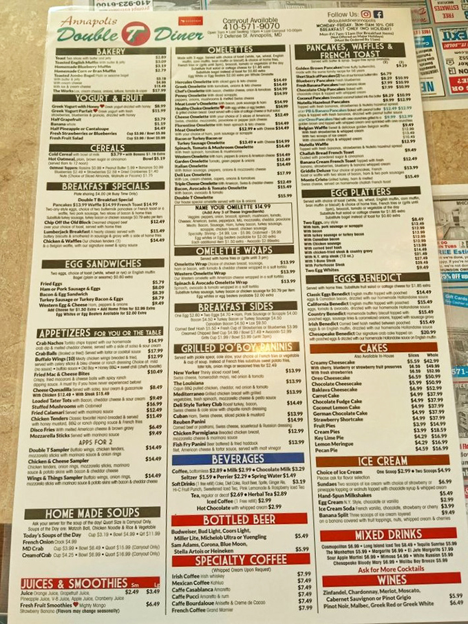 This isn't just a menu &ndash; it's a roadmap to breakfast bliss with options that'll make your heart sing.