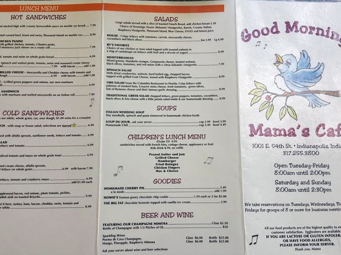 A menu that doesn't just list food&mdash;it promises a journey through breakfast classics and creative specialties that'll make decision-making deliciously difficult. 