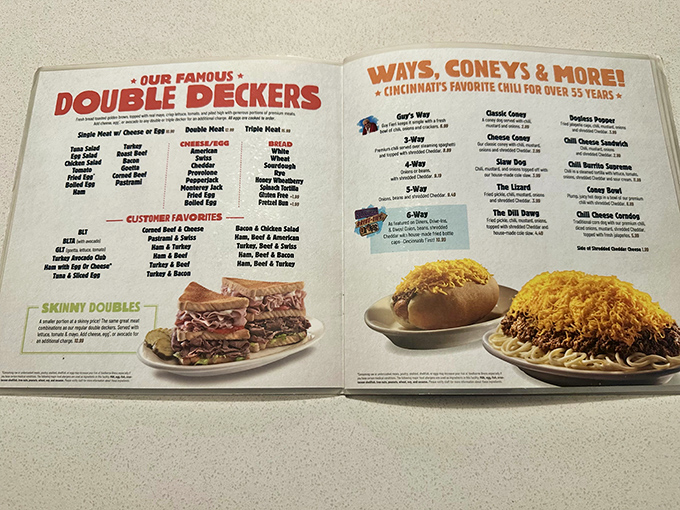 The menu reads like a love letter to excess&mdash;double deckers and "ways" that will have your cardiologist sending you concerned texts.