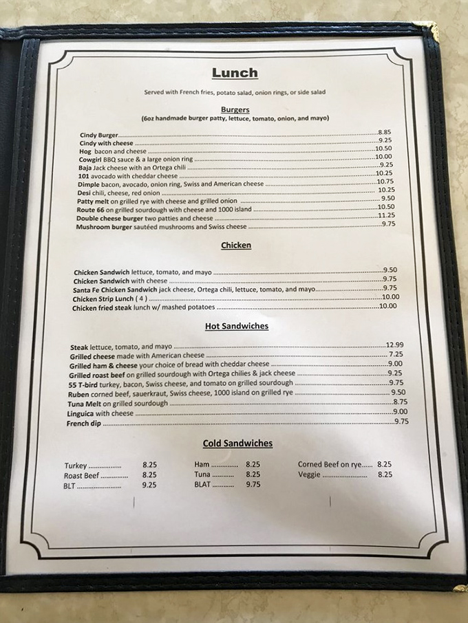 A menu that doesn't need fancy fonts or pretentious descriptions&mdash;just honest food that makes you want to order one of everything.